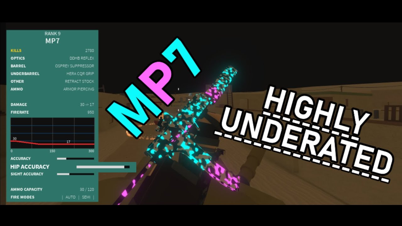 The MP7 is WAY too Underrated | Roblox Phantom Forces - YouTube