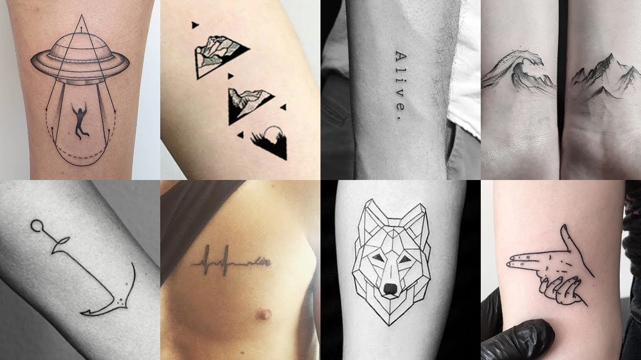 Tatuagens pequenas para homens para se inspirar Parte 2 - YouTube
