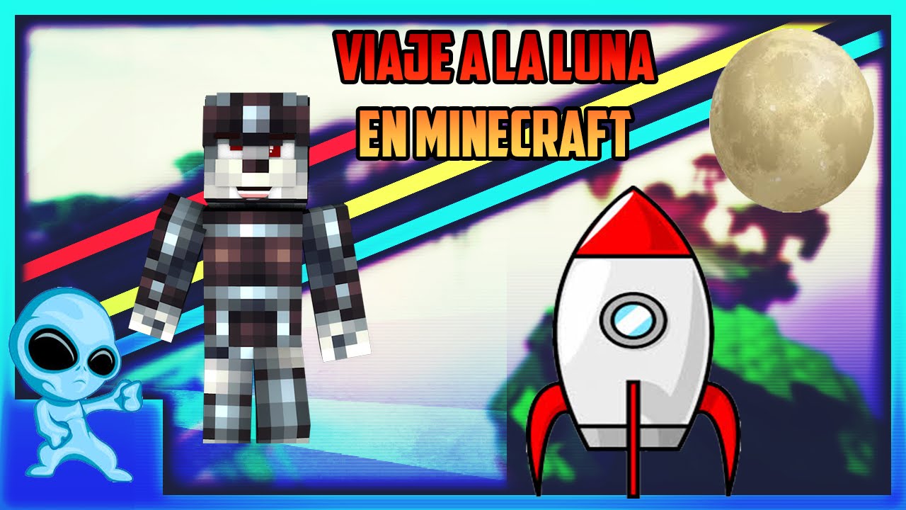 !COMO VIAJAR A LA LUNA EN MINECRAFT! MINECRAFT 1.8 | MINECRAFT VANILLA ...
