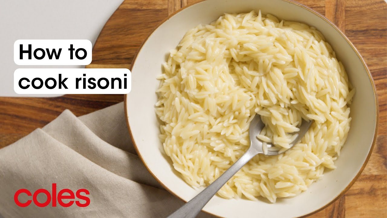 How to cook risoni | Back to Basics | Coles - YouTube