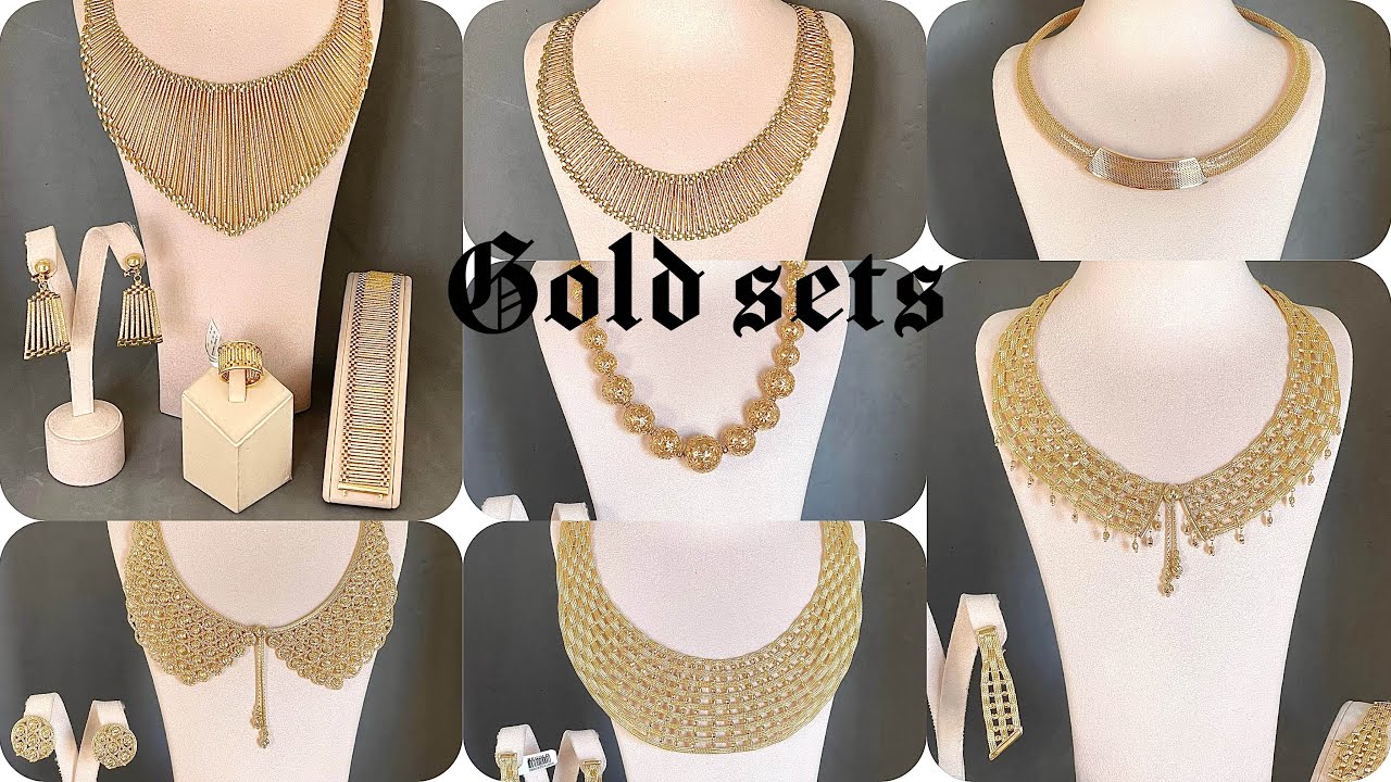Gold sets, Gorgeous Necklace Set Designs | Latest Gold Jewelry Design ...