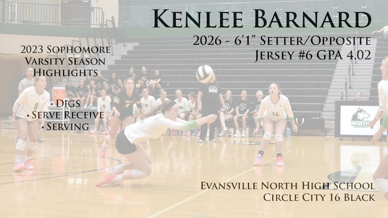 Kenlee Barnard 2026 - 6'1" Setter/Opposite - Digs, SR, Serving ...