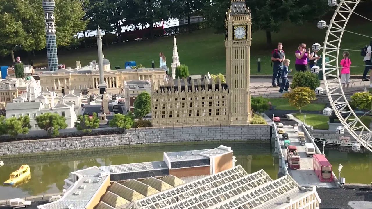 London Big Ben & London Eye At Miniland, Legoland Windsor - YouTube