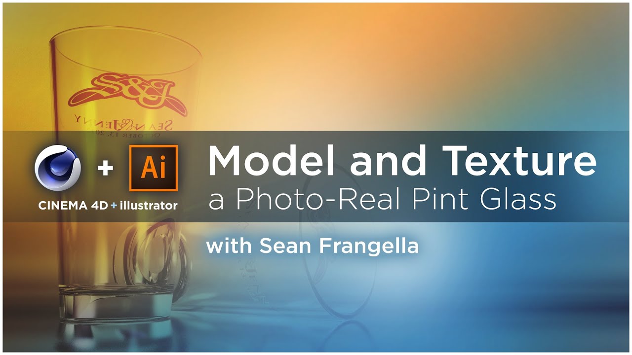 Cinema 4D Tutorial - Model & Texture a Photo Real Pint Glass - Sean ...