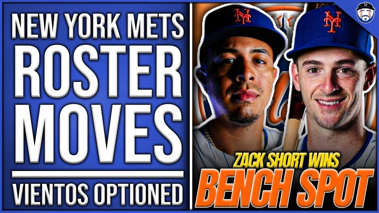 REPORT: Key Mets Roster Moves! Vientos OPTIONED, Short WINS Bench Spot ...