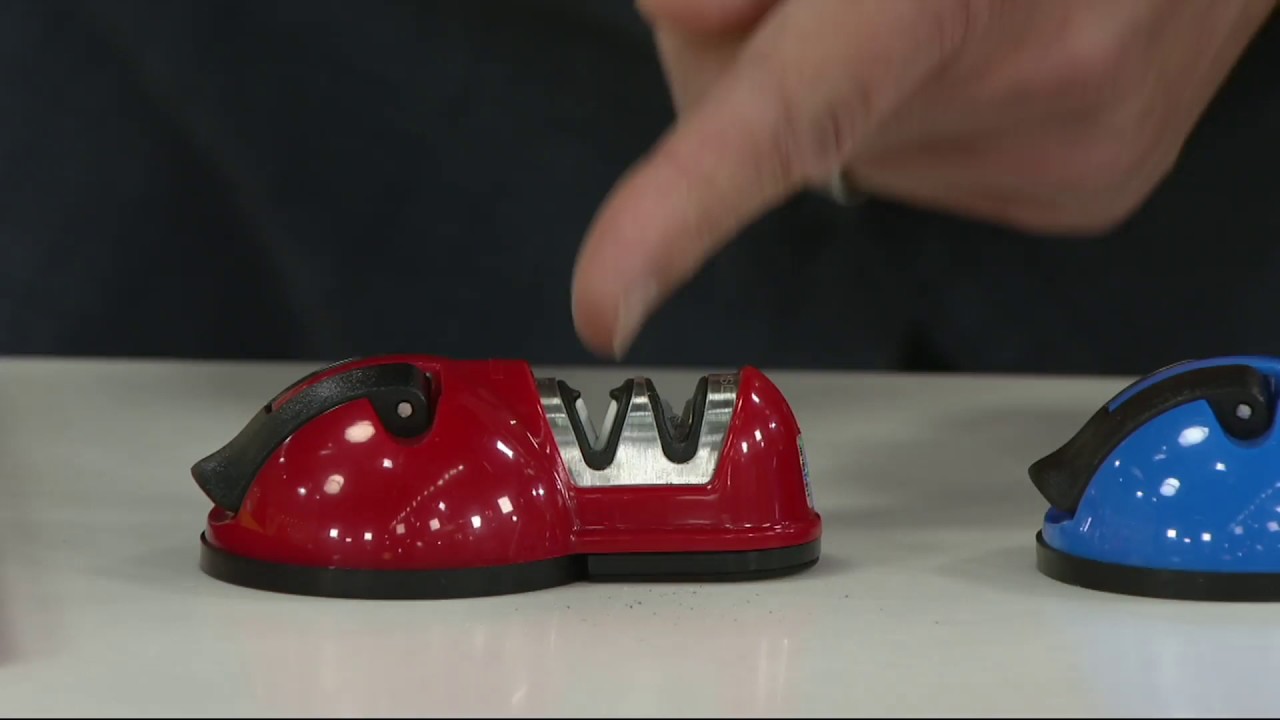 Sharp Shark Set of 2 Countertop 2 Stage Knife Sharpeners on QVC - YouTube