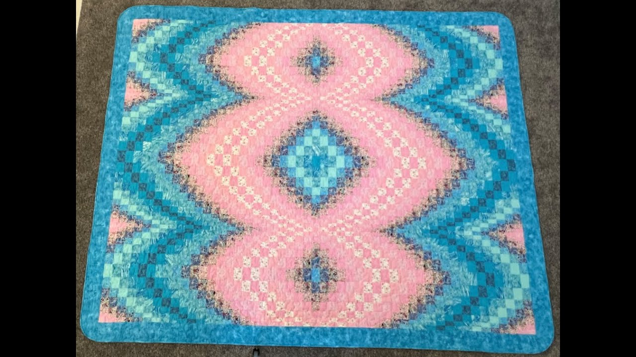 Simple Bargello Quilt - YouTube