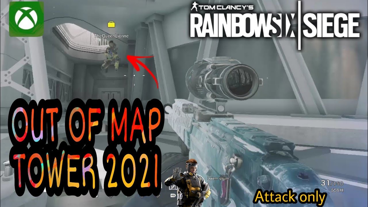 GLITCH OUT OF MAP R6 MAP TOWER/TOUR 2021 (EXCLU) - YouTube
