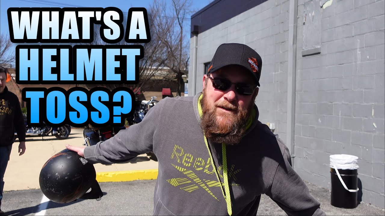 A motorcycle helmet toss and a camera test involving the Nikon Z30 ...