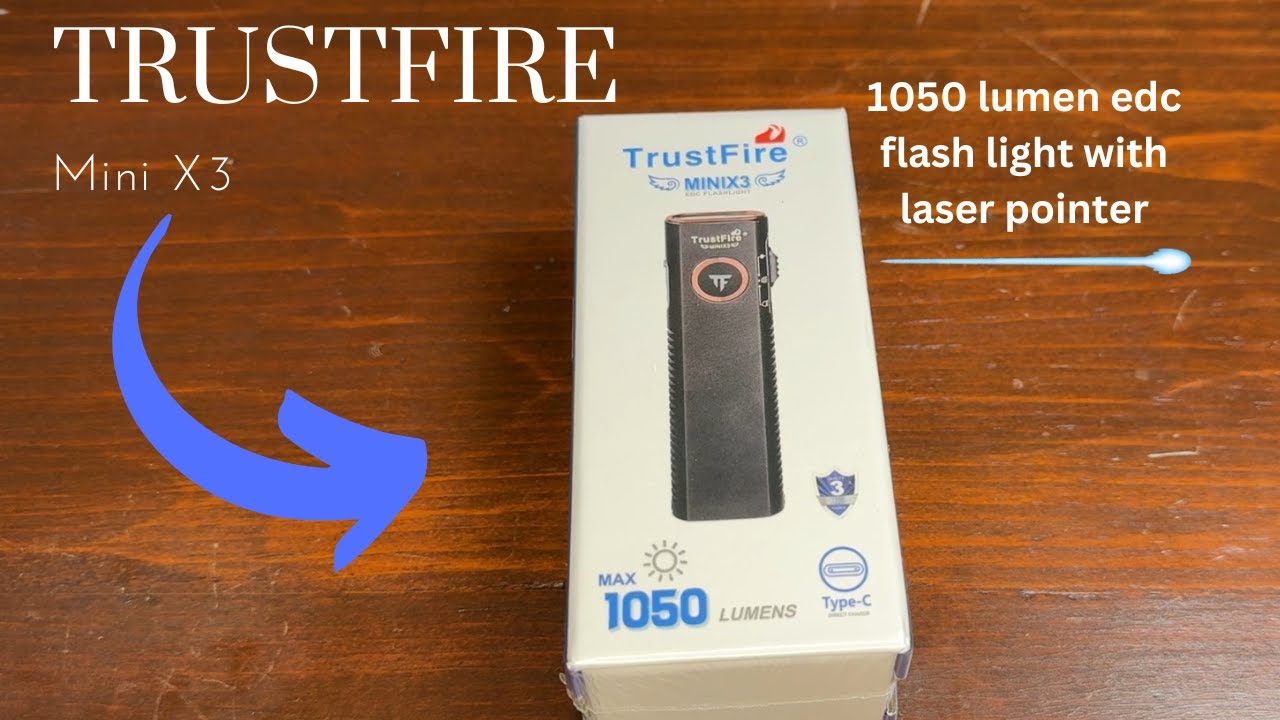TrustFire Mini X3 - First Impression and testing - YouTube
