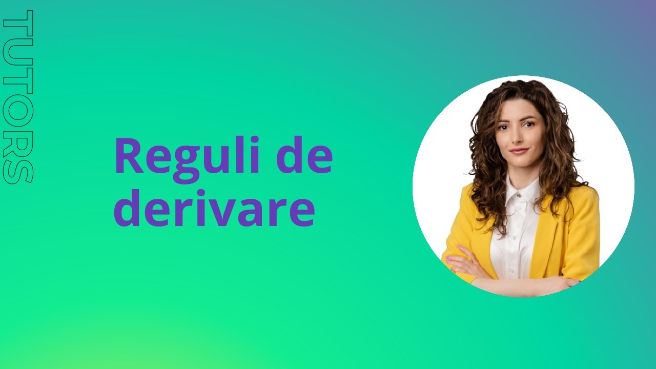Reguli de derivare - YouTube