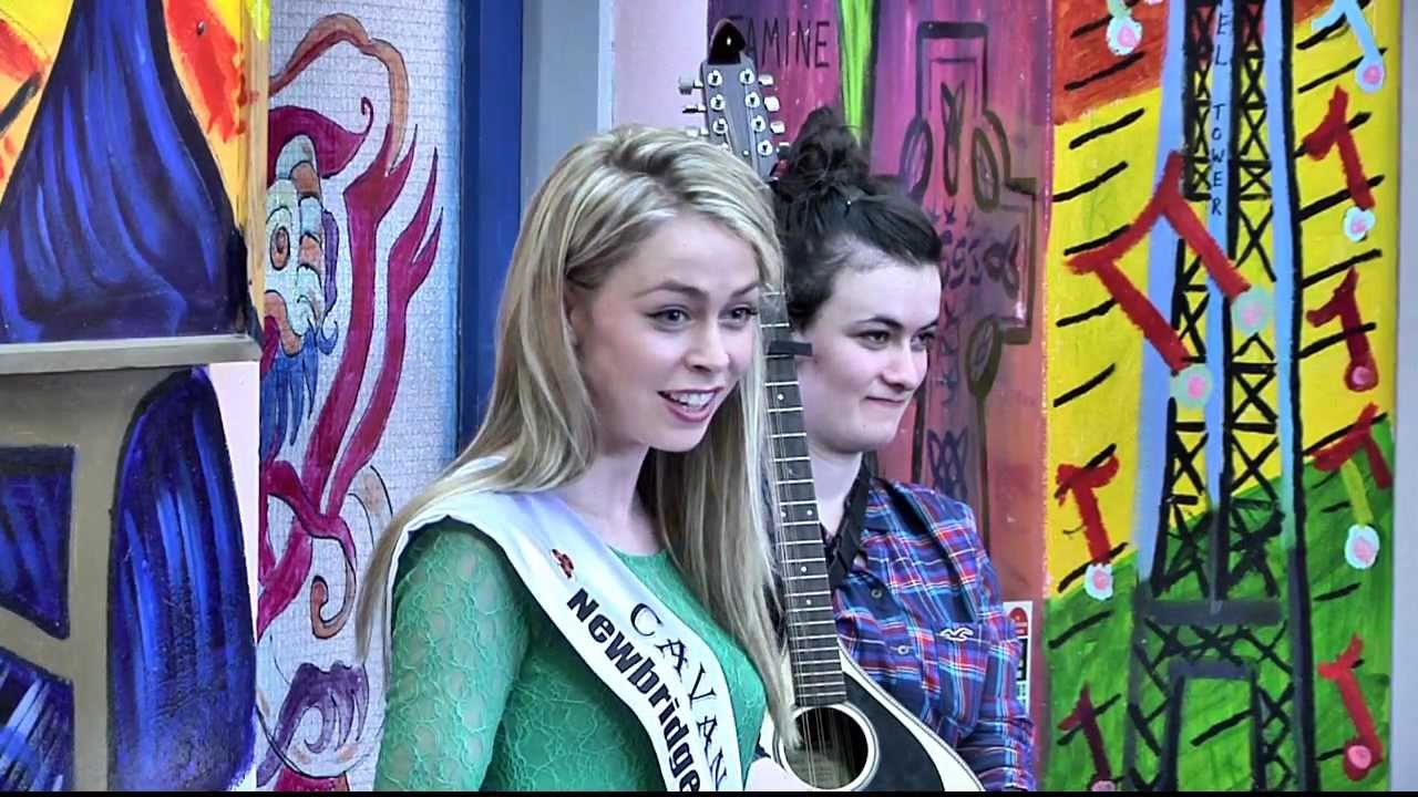 Cavan Rose of Tralee Ciara Cunningham at Crosskeys National School ...