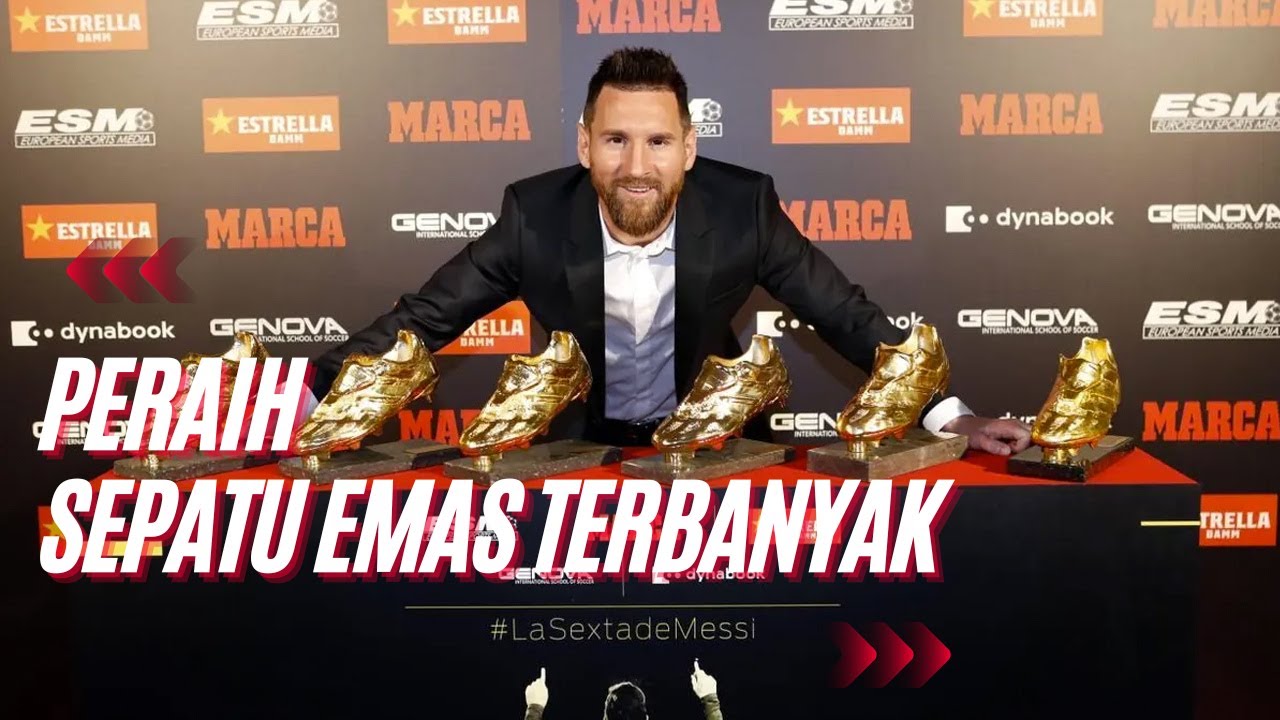 PERAIH SEPATU EMAS EROPA TERBANYAK HINGGA SAAT INI || ADA YANG SULIT ...