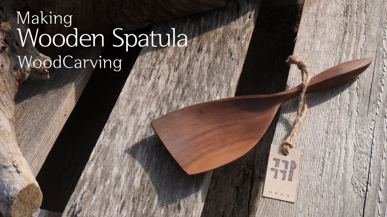 Making a wooden Spatula - YouTube