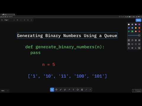 Generating Binary Numbers Using a Queue | Data Structures and Algorithms #11 - YouTube
