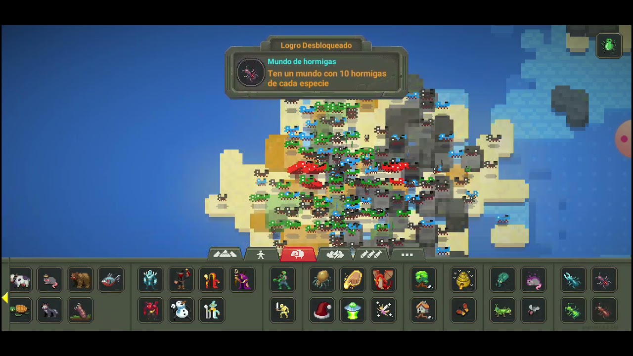 Cómo completar todos los logros de super worldbox😃 - YouTube