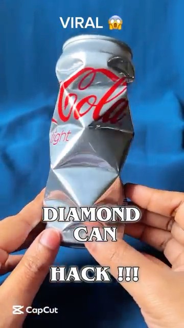 Viral Diamond Can Hack!! 💎😱 #shorts #diy #diycrafts - YouTube