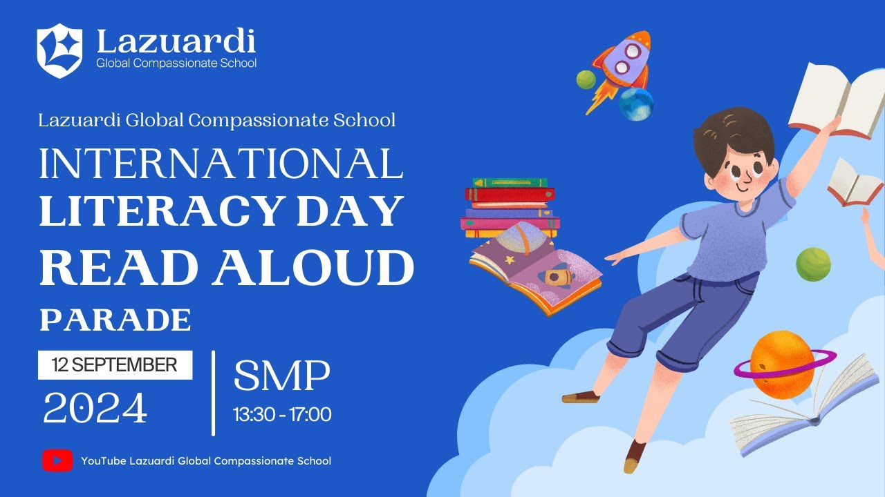 International Literacy Day Read Aloud Parade - Junior High 2 - YouTube