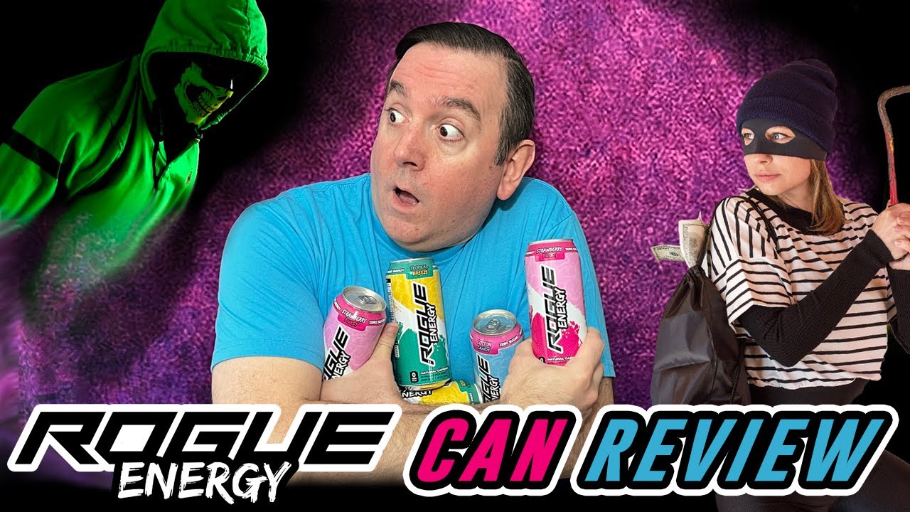 Rogue Energy Drink Review; 1st 3 flavors - Rogue Cotton Candy, Tropical ...