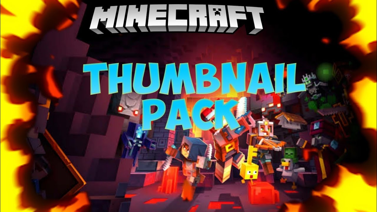 Minecraft Thumbnail Pack For Android / Pc // Minecraft Gfx Pack In ...
