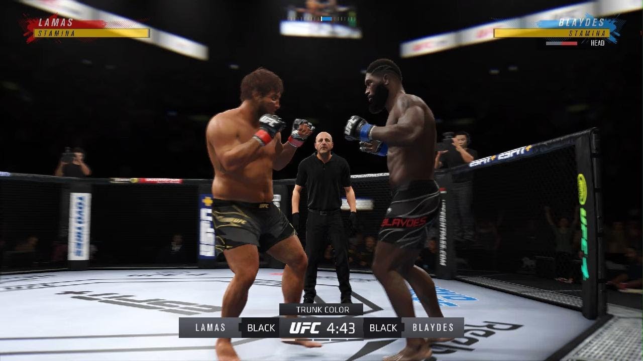 UFC 4 bloody beatdown title defense - YouTube