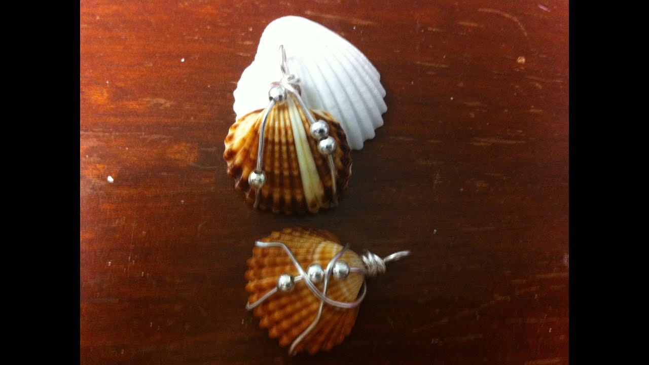 Easy Seashell Wire Wrap - YouTube