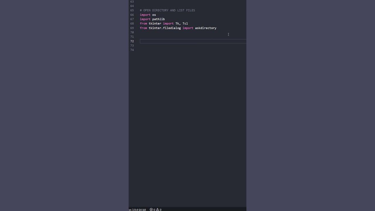 🔰Python en 1 minuto: Abrir un DIRECTORIO en PYTHON y LISTAR Archivos ...