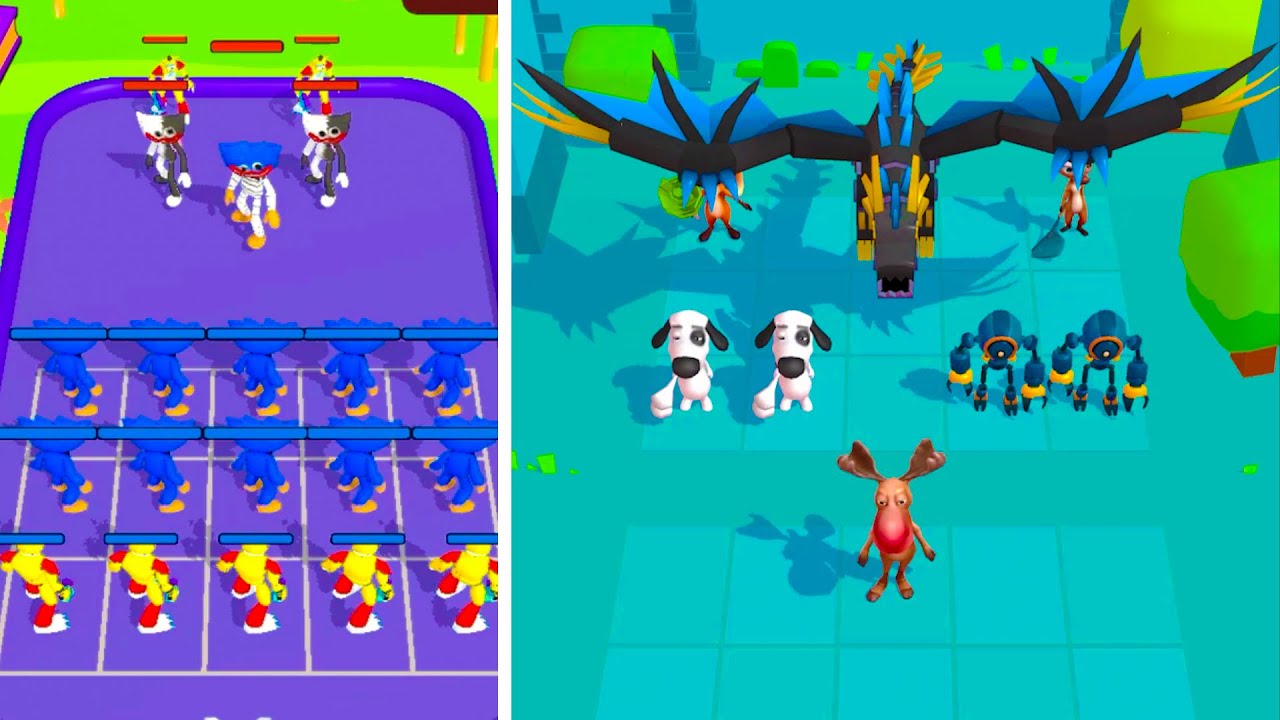 Merge Huggy | Animal Merge Evolution - 1⭐Android Gameplay Merge Master ...