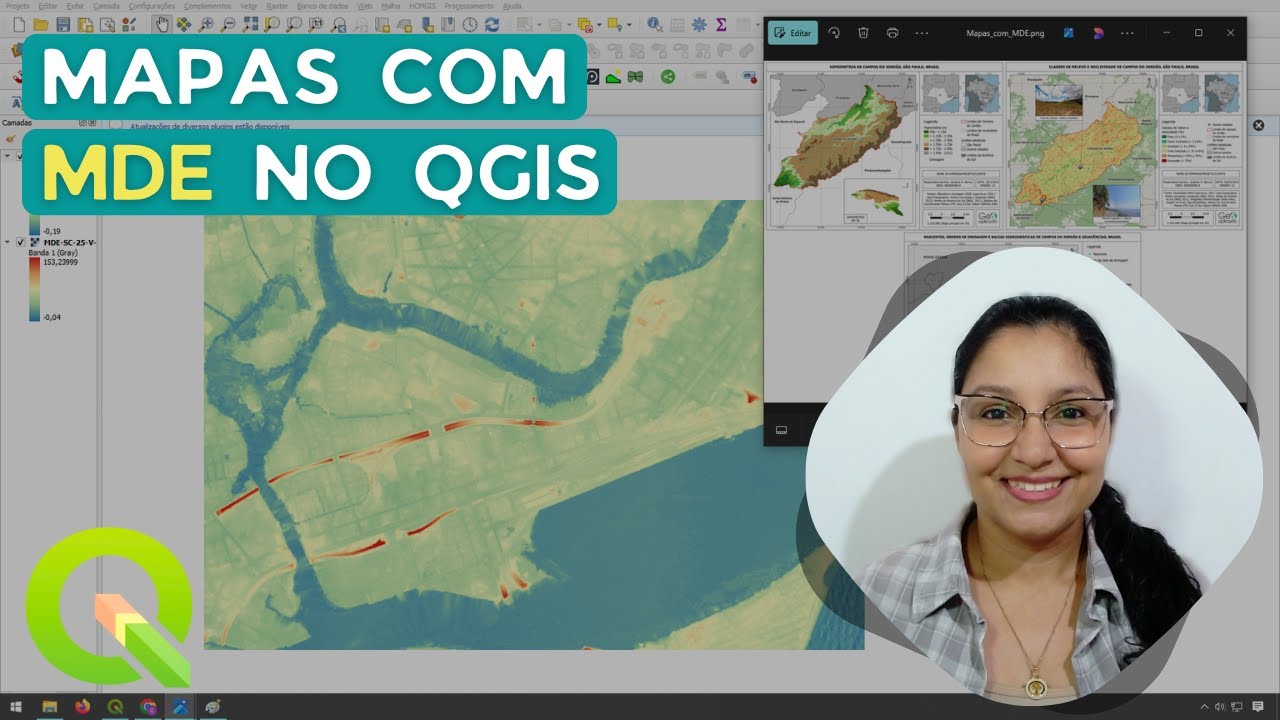Mapas com MDE no QGIS - O que você precisa saber - YouTube