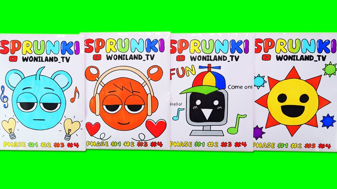 🌈SPRUNKI Blind Bag Mr.Sun Mr.Fun Computer Sky Oren | ASMR Phase 1vs2vs3vs4 squishy - YouTube