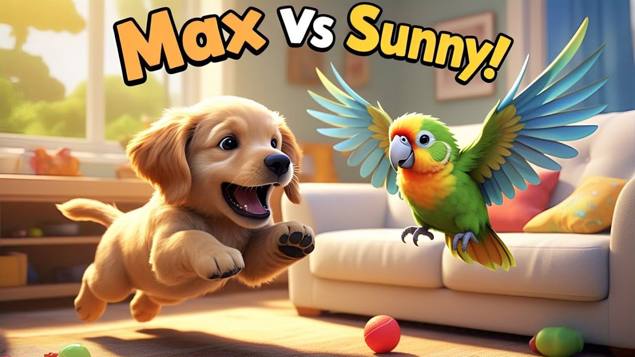 Epic Dance Battle! 🐶🦜 | Puppy vs Parrot Fun Party | Kids Animal Songs 🎵 ...