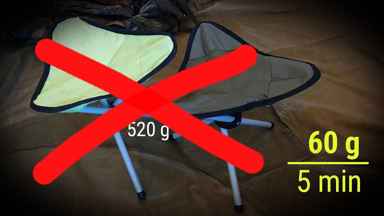 SUPER EASY: DIY Ultralight Bushcraft Stool - YouTube