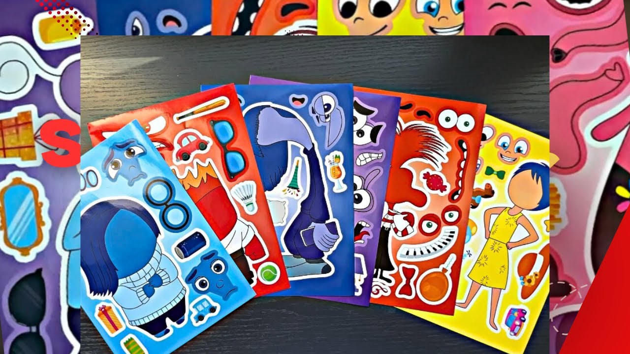 Discover The MOST AMAZING Inside Out Sticker Book Ever Made - YouTube