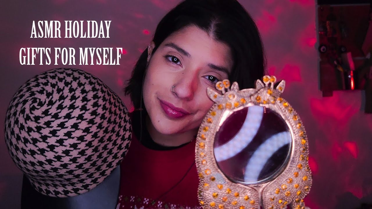 ASMR HOLIDAY GIFTS FOR MYSELF - SLEEPY SHOPPING HAUL - YouTube
