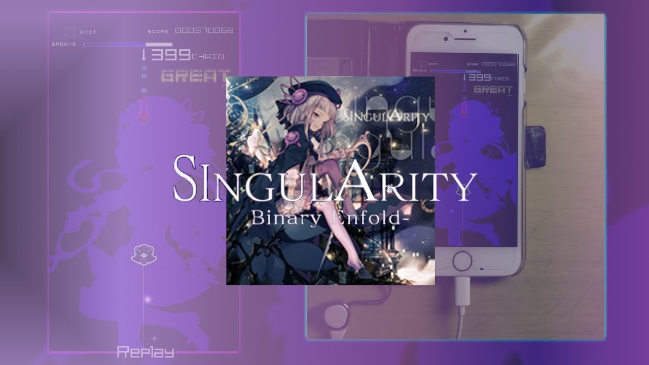 Singularity -Binary Enfold- [AC-HARD] PERFECT 手元付き (GROOVE COASTER 2 Original Style) - YouTube