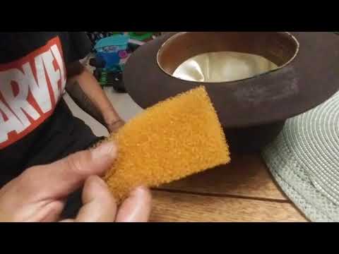 FELT HAT CLEANING HACK!!! DIY EASY GRIME REMOVAL!!! - YouTube