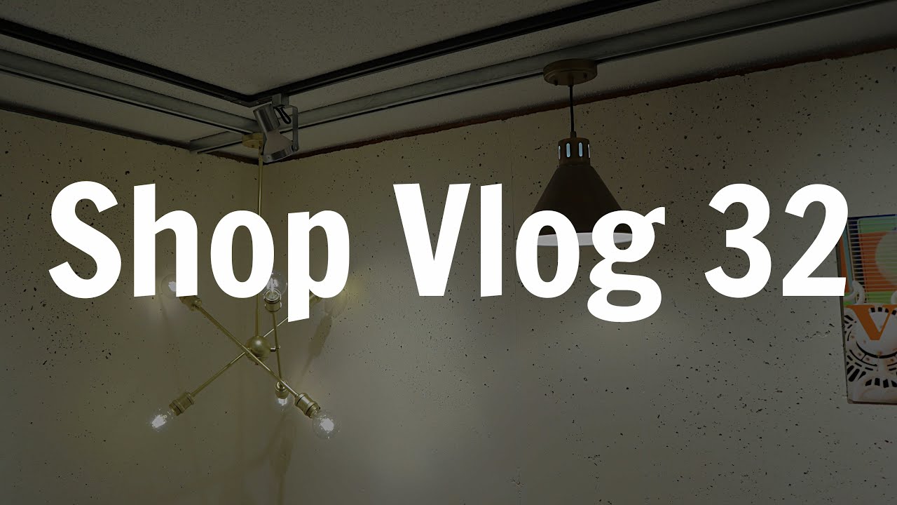 Shop Vlog 32 | New Decorative Studio Lighting! - YouTube