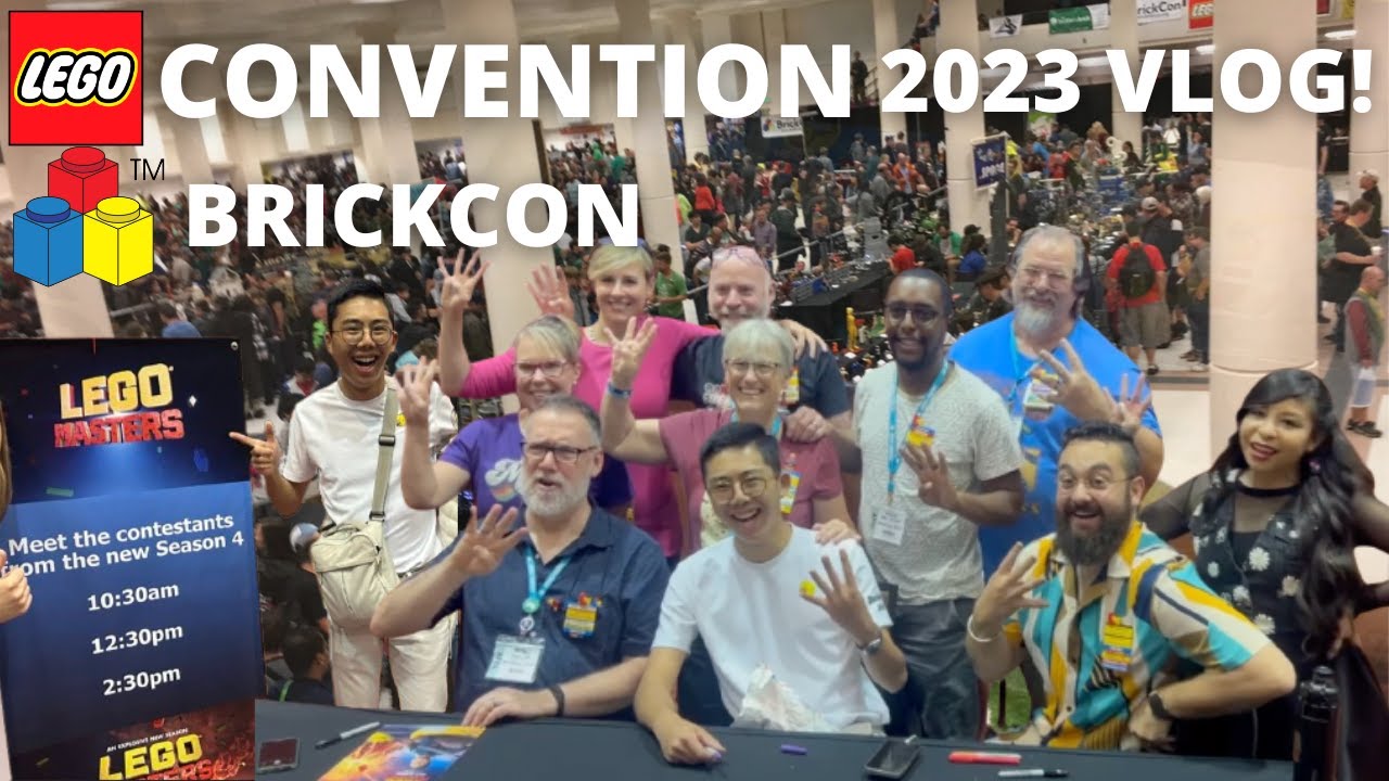 My BrickCon 2023 Experience! Meeting Fans, Signing Posters, and Buying ...