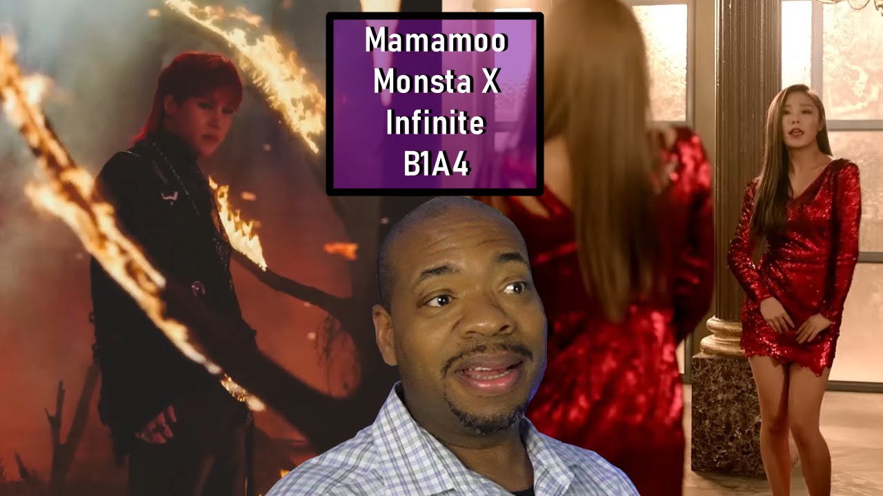 My Dad Reacts to Kpop!: Mamamoo, Monsta X, INFINITE, B1A4 - YouTube