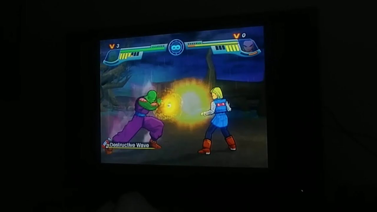 Dragonball Z Infinite World Piccolo Destructive Wave on Android 18 ...