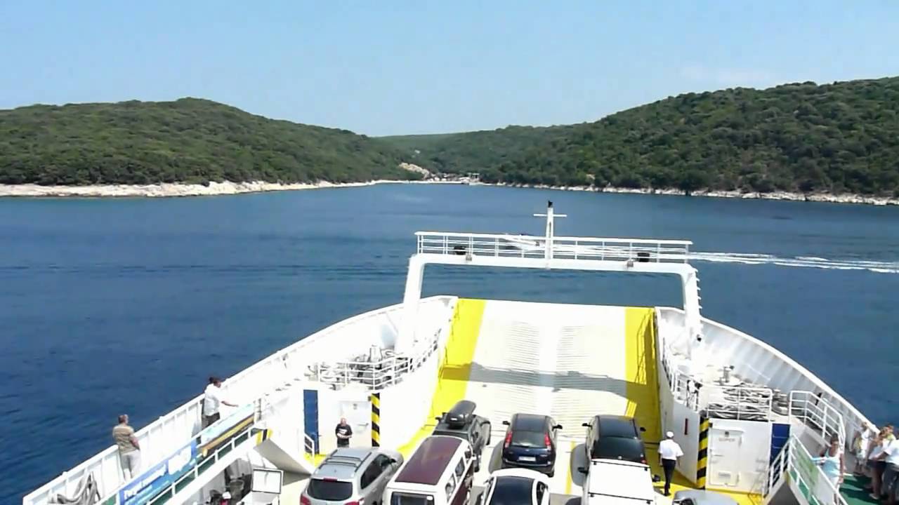 Croatia, KRK Ferry,Cres to KRK - YouTube