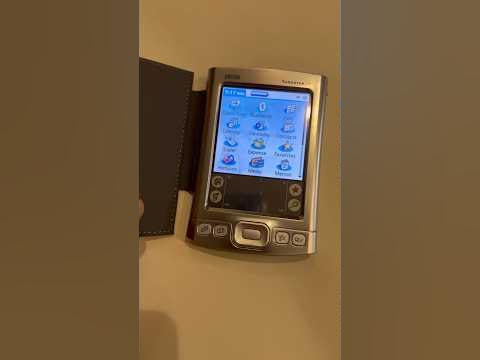 КПК Palm one tungsten E2 - YouTube