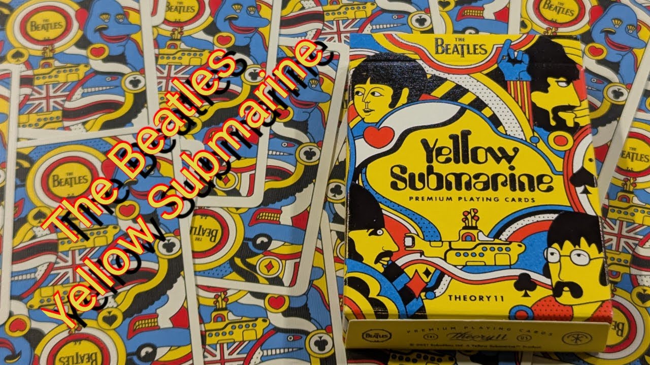 Daily deck review day 439 - The beatles Yellow Submarine playing cards ...