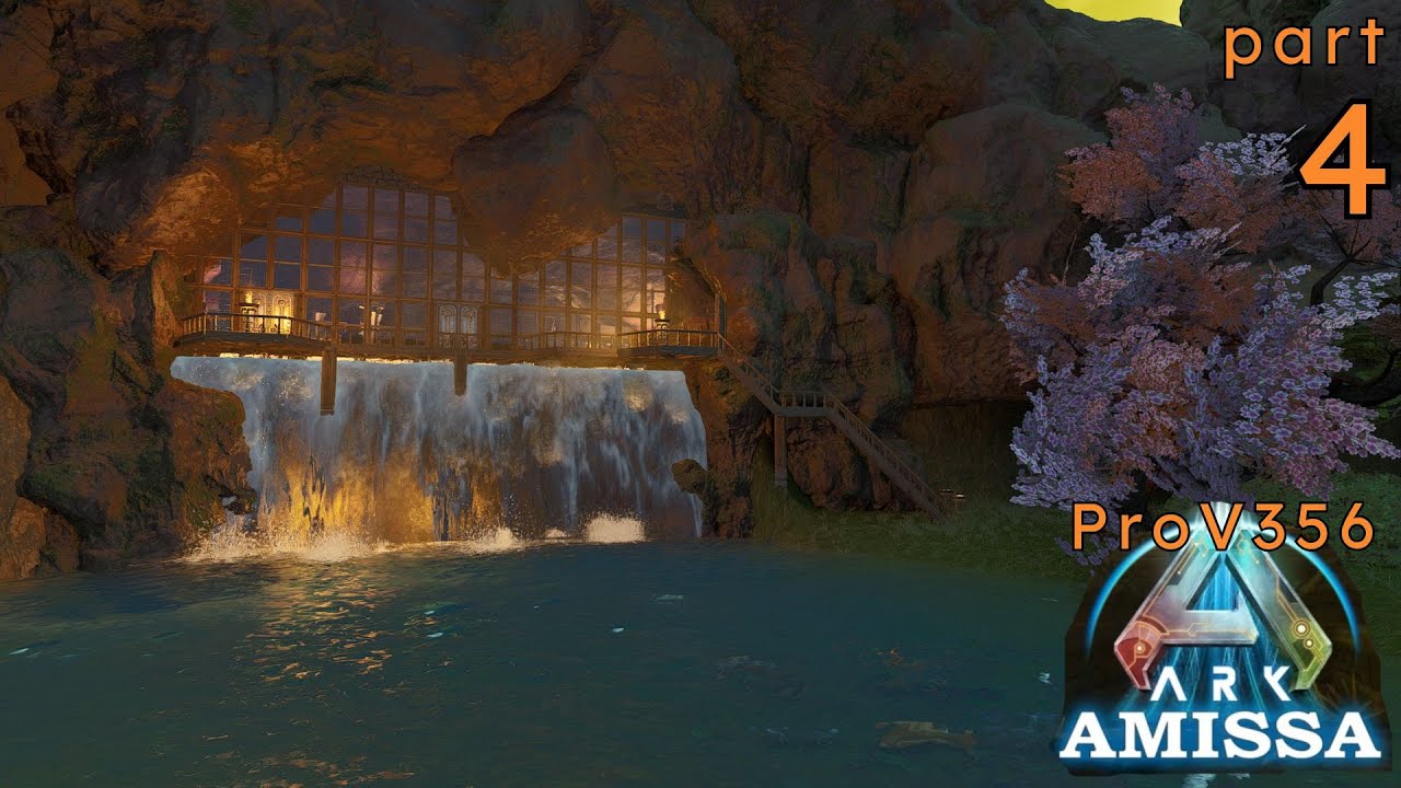 Ark Survival Ascended Amissa part 4 Waterfall base - YouTube