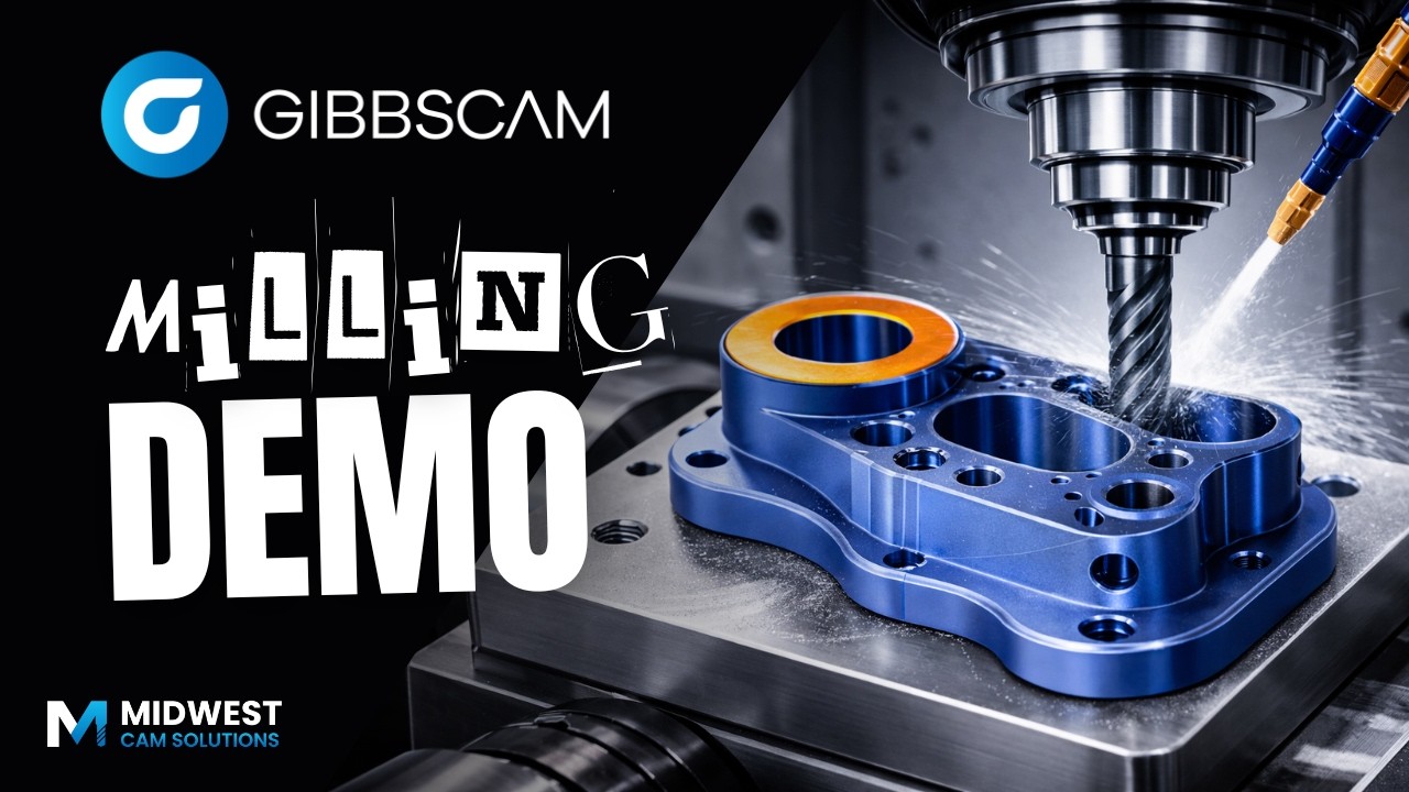 GibbsCAM Full Mill Demo 2 through 5 Axis - YouTube
