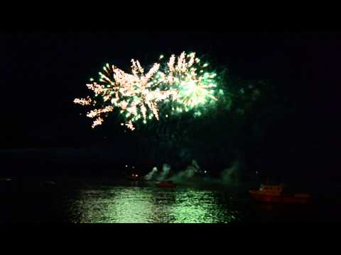 Youghal Fireworks. The Queen of the sea festival.2014