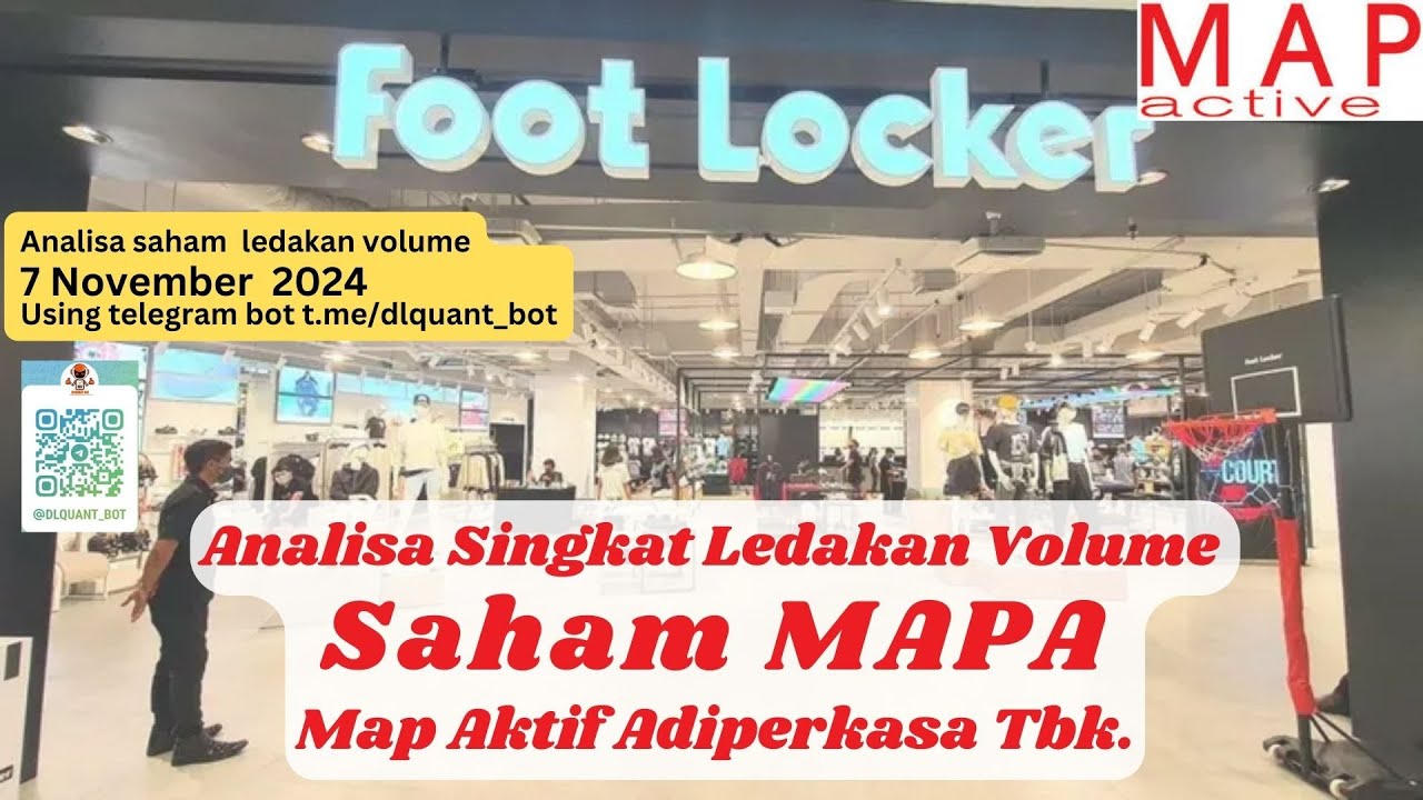 Analisa Saham Ledakan Volume MAPA, Map Aktif Adiperkasa Tbk.., 7 ...