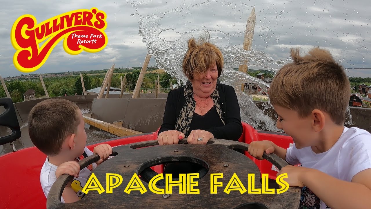 Are you nice and dry Nanna? Apache Falls at Gulliver's Valley Resort ...