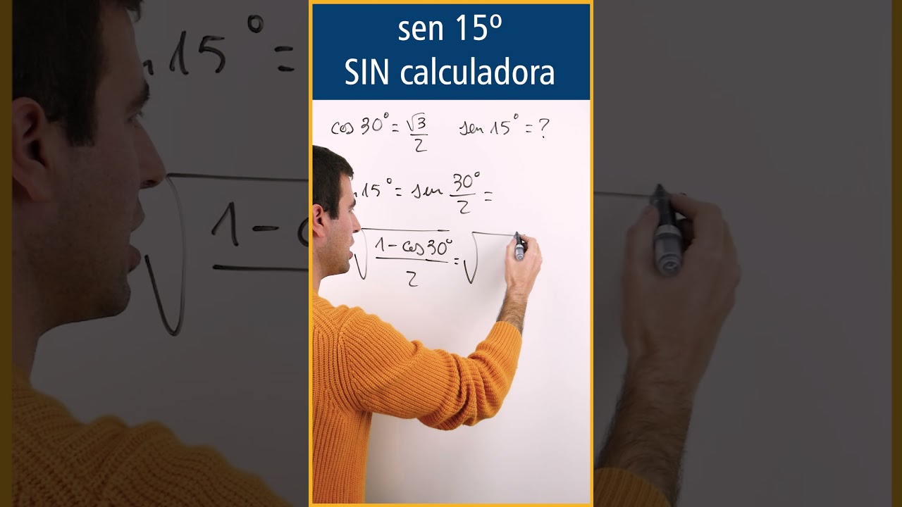 ️ ¿Cuánto es el SENO de 15º? ⛔ SIN CALCULADORA - YouTube