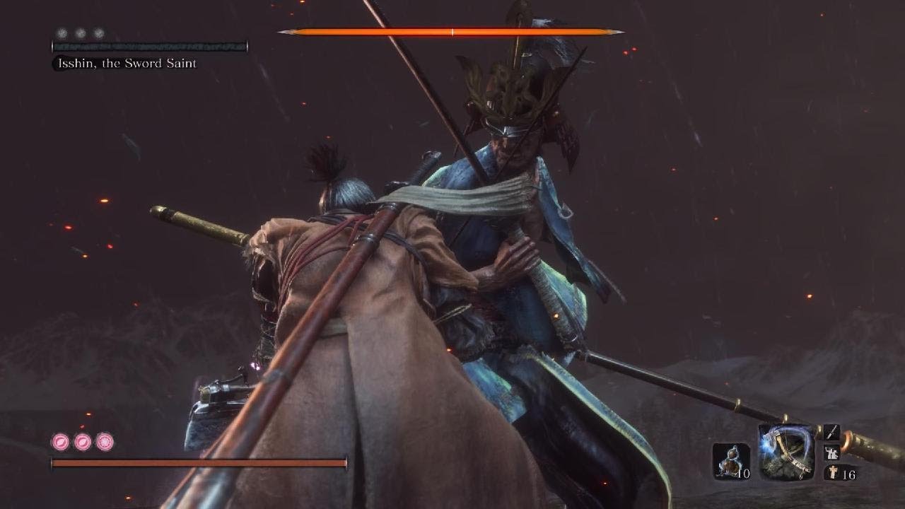 Sekiro: Shadows Die Twice Saint Sword Isshin Boss Battle - YouTube